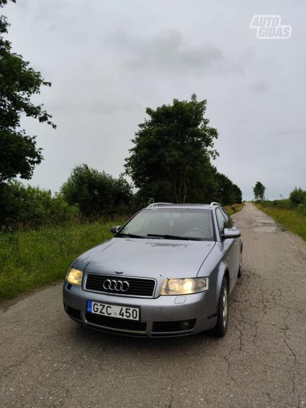 Pelēks Audi A4 2002 Ukmergė, ar dzinēja tilpumu 1.90 L un nobraukumu 4 tūkst. km par 999 €, foto 8 vietnē AUTOMOTO.COM.LV