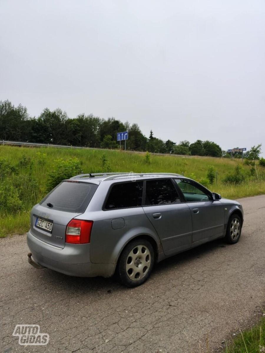 Pelēks Audi A4 2002 Ukmergė, ar dzinēja tilpumu 1.90 L un nobraukumu 4 tūkst. km par 999 €, foto 10 vietnē AUTOMOTO.COM.LV