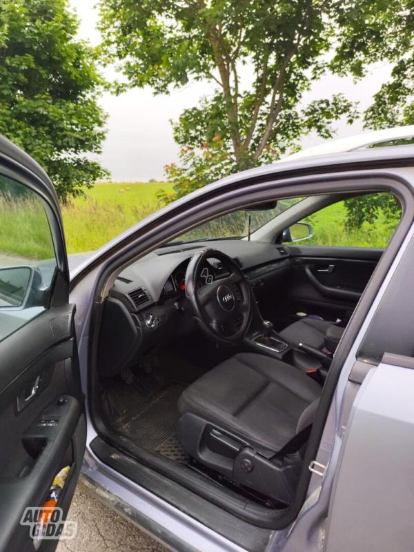 Pelēks Audi A4 2002 Ukmergė, ar dzinēja tilpumu 1.90 L un nobraukumu 4 tūkst. km par 999 €, foto 10 vietnē AUTOMOTO.COM.LV