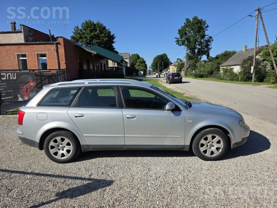 Pelēks Audi A4 2002 Ventspils, ar dzinēja tilpumu 2.00 L un nobraukumu 289 tūkst. km par 1250 €, foto 6 vietnē AUTOMOTO.COM.LV