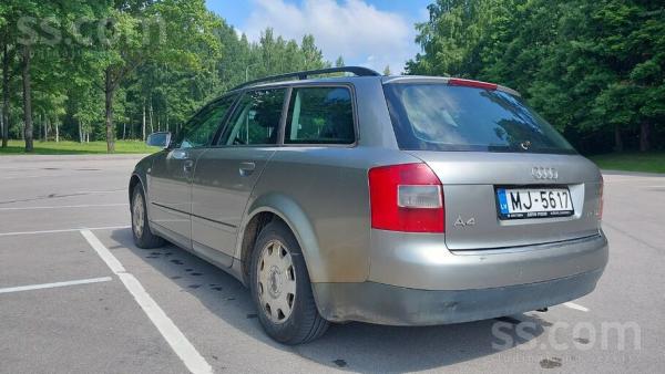 Pelēks Audi A4 2002 Alūksne, ar dzinēja tilpumu 1.90 L un nobraukumu 0 tūkst. km par 1450 €, foto 6 vietnē AUTOMOTO.COM.LV