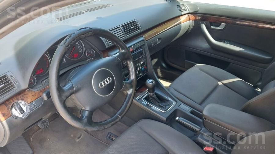 Pelēks Audi A4 2002 Alūksne, ar dzinēja tilpumu 1.90 L un nobraukumu 0 tūkst. km par 1450 €, foto 15 vietnē AUTOMOTO.COM.LV