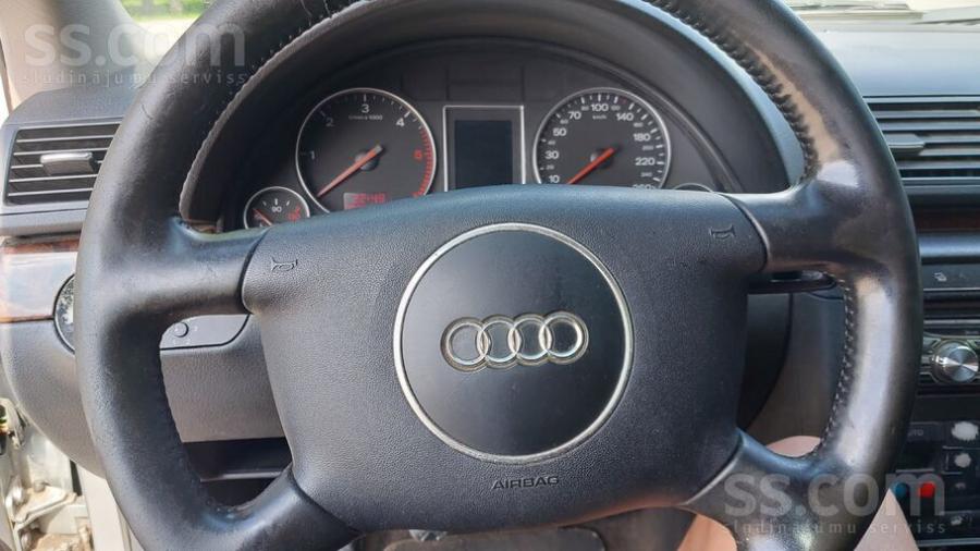 Pelēks Audi A4 2002 Alūksne, ar dzinēja tilpumu 1.90 L un nobraukumu 0 tūkst. km par 1450 €, foto 16 vietnē AUTOMOTO.COM.LV