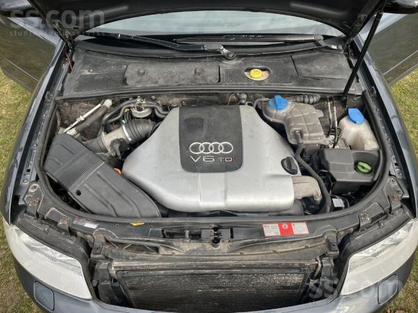 Grey Audi A4 2002 in Riga, with an engine capacity of 2.50 L and mileage of 371 thousand km for 1600 €, photo 3 on AUTOMOTO.COM.LV