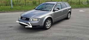Pelēks Audi A4 2002 Kauņa, ar dzinēja tilpumu 2.50 L un nobraukumu 293 tūkst. km par 1250 €, foto  vietnē AUTOMOTO.COM.LV