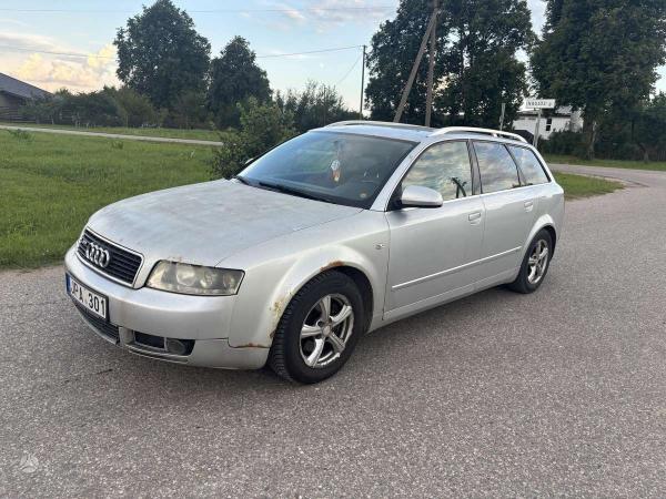 Grey Audi A4 2002 in Varena, with an engine capacity of 1.90 L and mileage of 440 thousand km for 850 €, photo 1 on AUTOMOTO.COM.LV