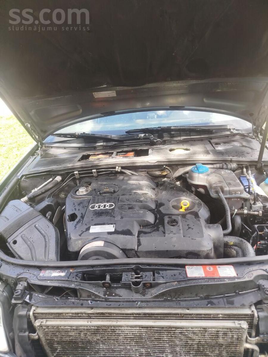 Grey Audi A4 2002 in Bauska, with an engine capacity of 1.90 L and mileage of 333 thousand km for 1500 €, photo 1 on AUTOMOTO.COM.LV