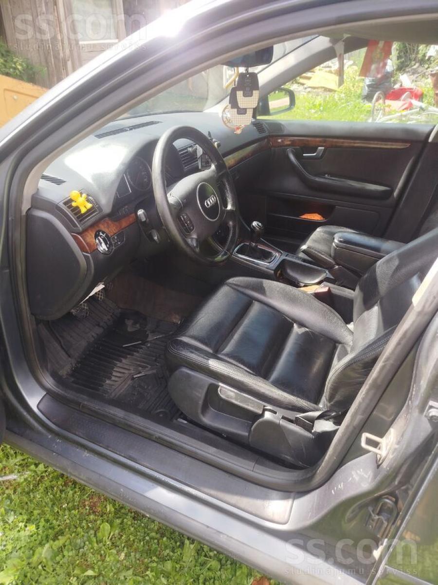 Grey Audi A4 2002 in Bauska, with an engine capacity of 1.90 L and mileage of 333 thousand km for 1500 €, photo 4 on AUTOMOTO.COM.LV