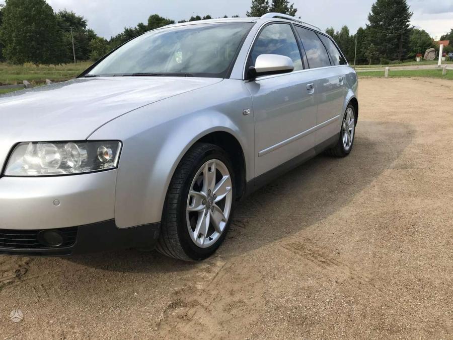 Pelēks Audi A4 2002 Utena, ar dzinēja tilpumu 2.00 L un nobraukumu 290 tūkst. km par 1550 €, foto 5 vietnē AUTOMOTO.COM.LV