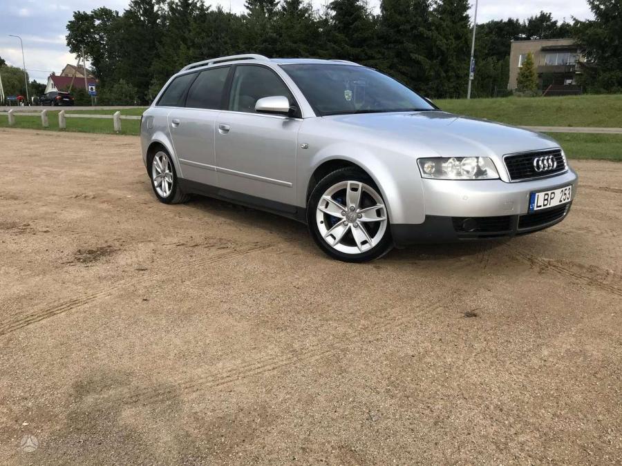 Pelēks Audi A4 2002 Utena, ar dzinēja tilpumu 2.00 L un nobraukumu 290 tūkst. km par 1550 €, foto 7 vietnē AUTOMOTO.COM.LV