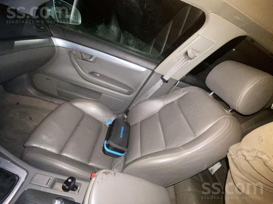 Pelēks Audi A4 2002 Valmiera, ar dzinēja tilpumu 2.50 L un nobraukumu 384 tūkst. km par 1700 €, foto 6 vietnē AUTOMOTO.COM.LV