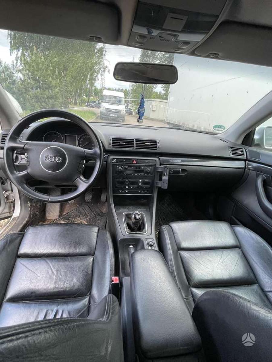 Grey Audi A4 2002 in Kaunas, with an engine capacity of 2.50 L and mileage of 300 thousand km for 680 €, photo 7 on AUTOMOTO.COM.LV