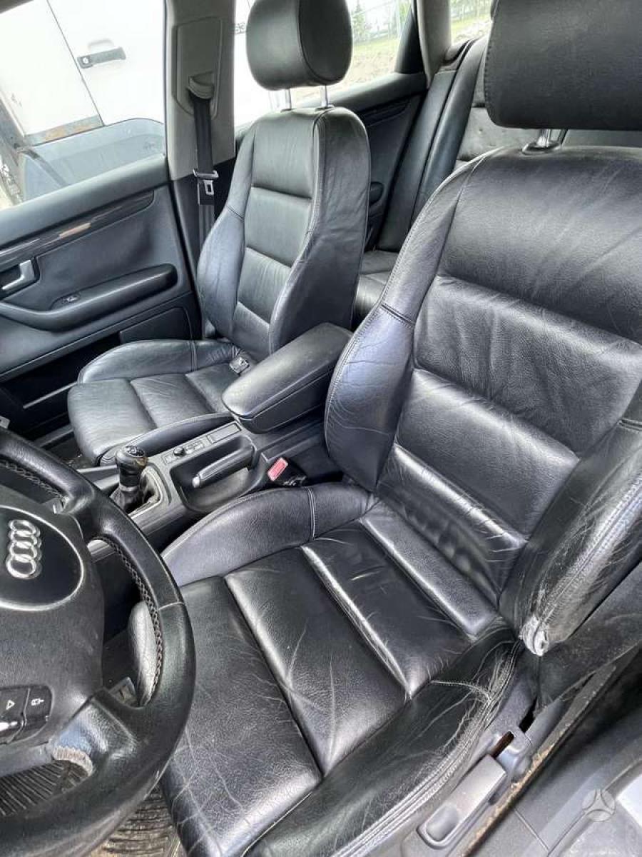 Grey Audi A4 2002 in Kaunas, with an engine capacity of 2.50 L and mileage of 300 thousand km for 680 €, photo 8 on AUTOMOTO.COM.LV