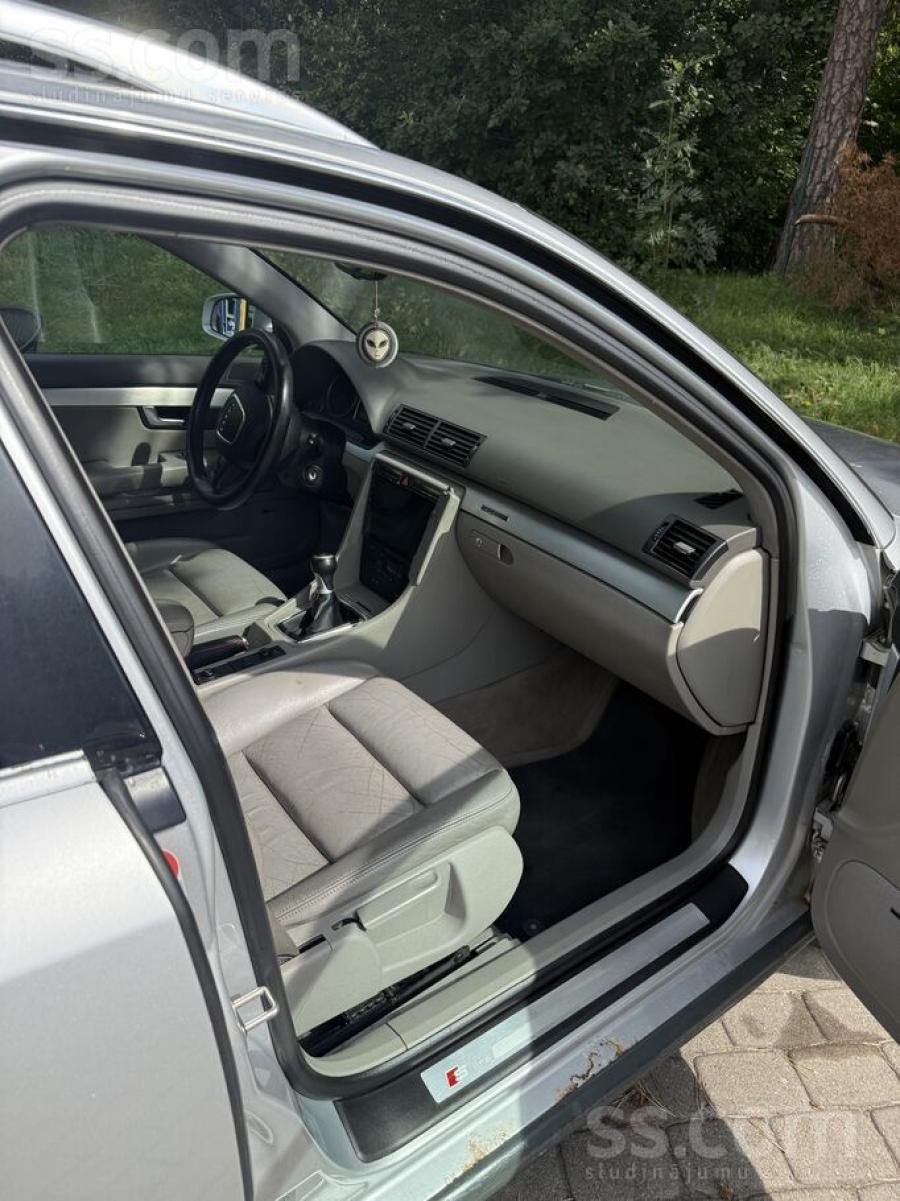 Pelēks Audi A4 2002 Jūrmala, ar dzinēja tilpumu 1.90 L un nobraukumu 590 tūkst. km par 5500 €, foto 6 vietnē AUTOMOTO.COM.LV