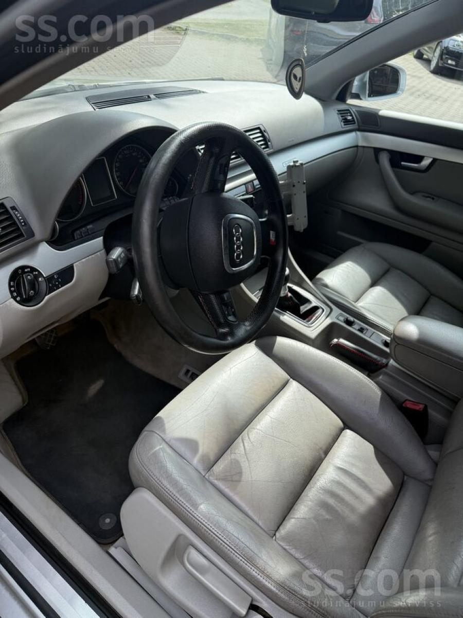 Pelēks Audi A4 2002 Jūrmala, ar dzinēja tilpumu 1.90 L un nobraukumu 590 tūkst. km par 5500 €, foto 9 vietnē AUTOMOTO.COM.LV