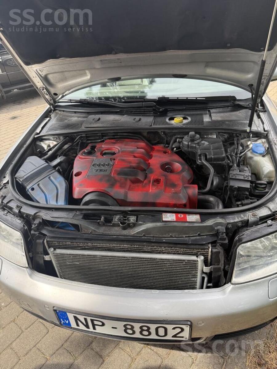 Pelēks Audi A4 2002 Jūrmala, ar dzinēja tilpumu 1.90 L un nobraukumu 590 tūkst. km par 5500 €, foto 12 vietnē AUTOMOTO.COM.LV
