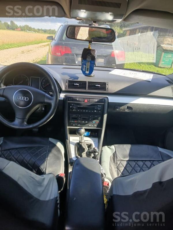 Pelēks Audi A4 2002 Valka, ar dzinēja tilpumu 1.80 L un nobraukumu 353 tūkst. km par 1650 €, foto 4 vietnē AUTOMOTO.COM.LV