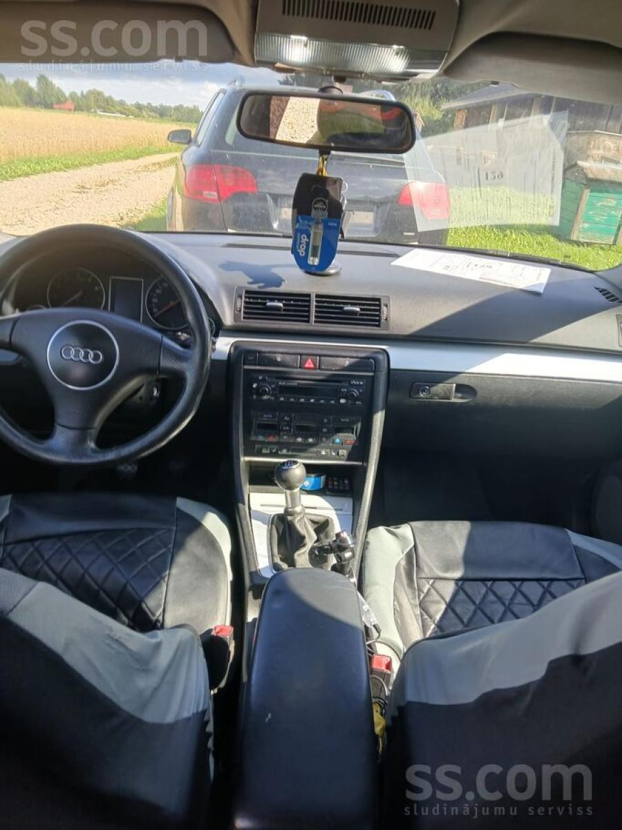 Pelēks Audi A4 2002 Valka, ar dzinēja tilpumu 1.80 L un nobraukumu 353 tūkst. km par 1650 €, foto 5 vietnē AUTOMOTO.COM.LV