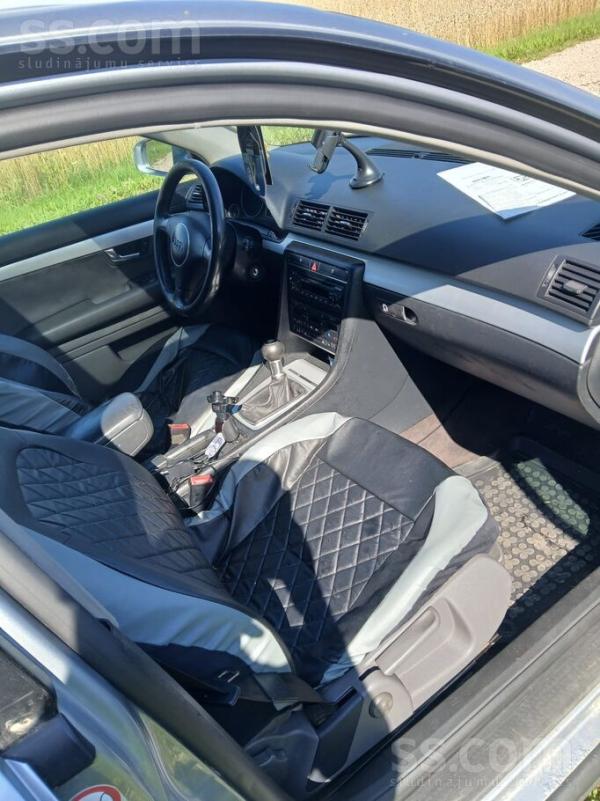 Pelēks Audi A4 2002 Valka, ar dzinēja tilpumu 1.80 L un nobraukumu 353 tūkst. km par 1650 €, foto 6 vietnē AUTOMOTO.COM.LV