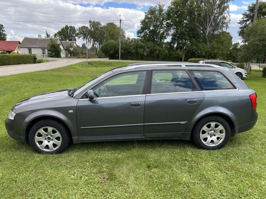 Pelēks Audi A4 2002 Joniškis, ar dzinēja tilpumu 1.90 L un nobraukumu 430 tūkst. km par 1250 €, foto 4 vietnē AUTOMOTO.COM.LV