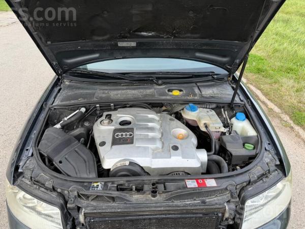 Grey Audi A4 2002 in Rezekne, with an engine capacity of 1.90 L and mileage of 301 thousand km for 3500 €, photo 8 on AUTOMOTO.COM.LV