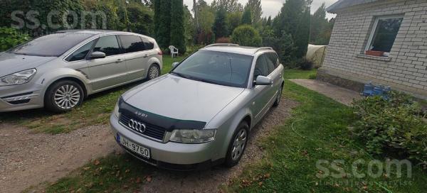 Pelēks Audi A4 2002 Rēzekne, ar dzinēja tilpumu 1.90 L un nobraukumu 368 tūkst. km par 2300 €, foto 1 vietnē AUTOMOTO.COM.LV