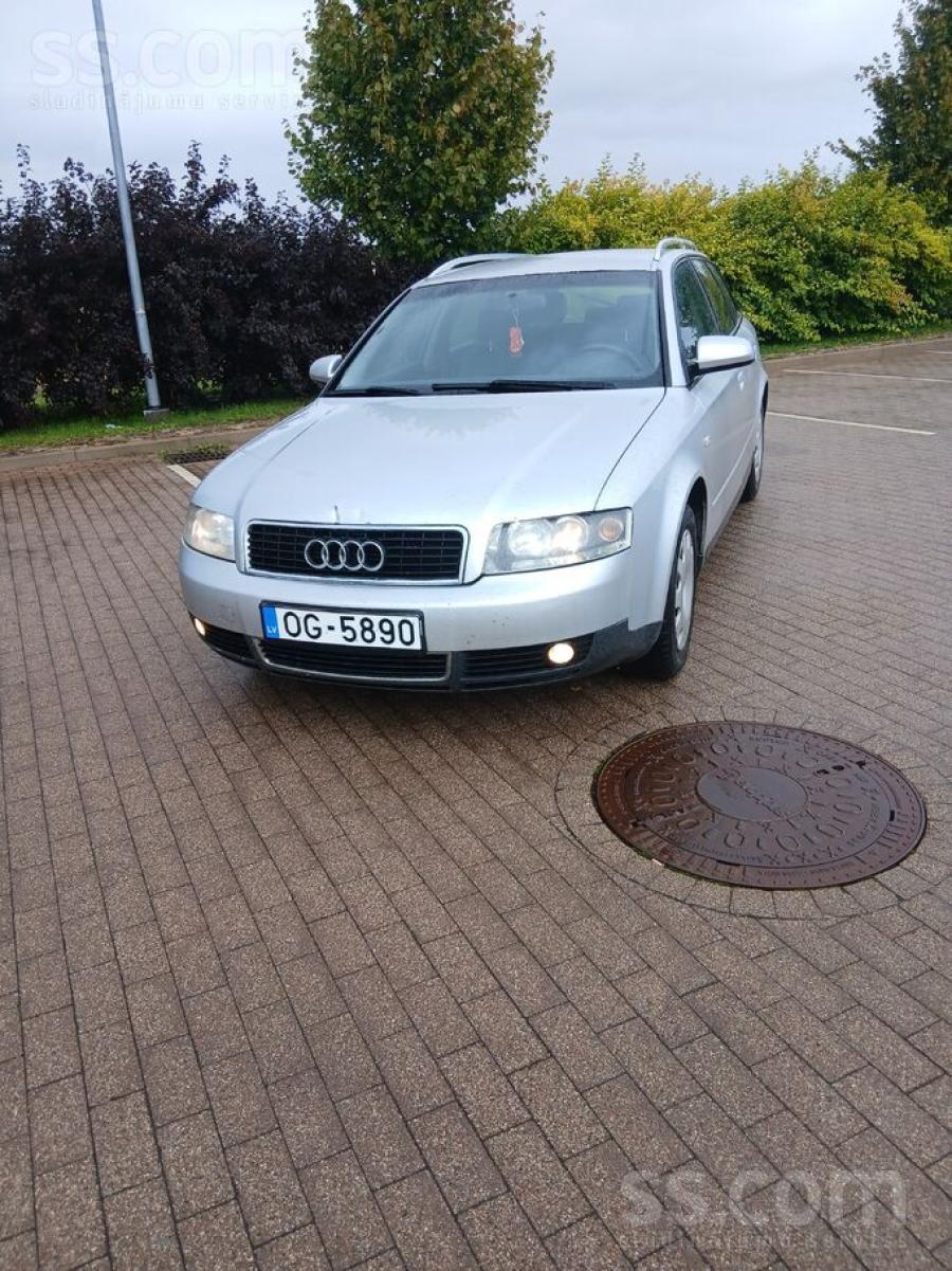 Pelēks Audi A4 2002 Liepāja, ar dzinēja tilpumu 1.90 L un nobraukumu 493 tūkst. km par 1100 €, foto 1 vietnē AUTOMOTO.COM.LV