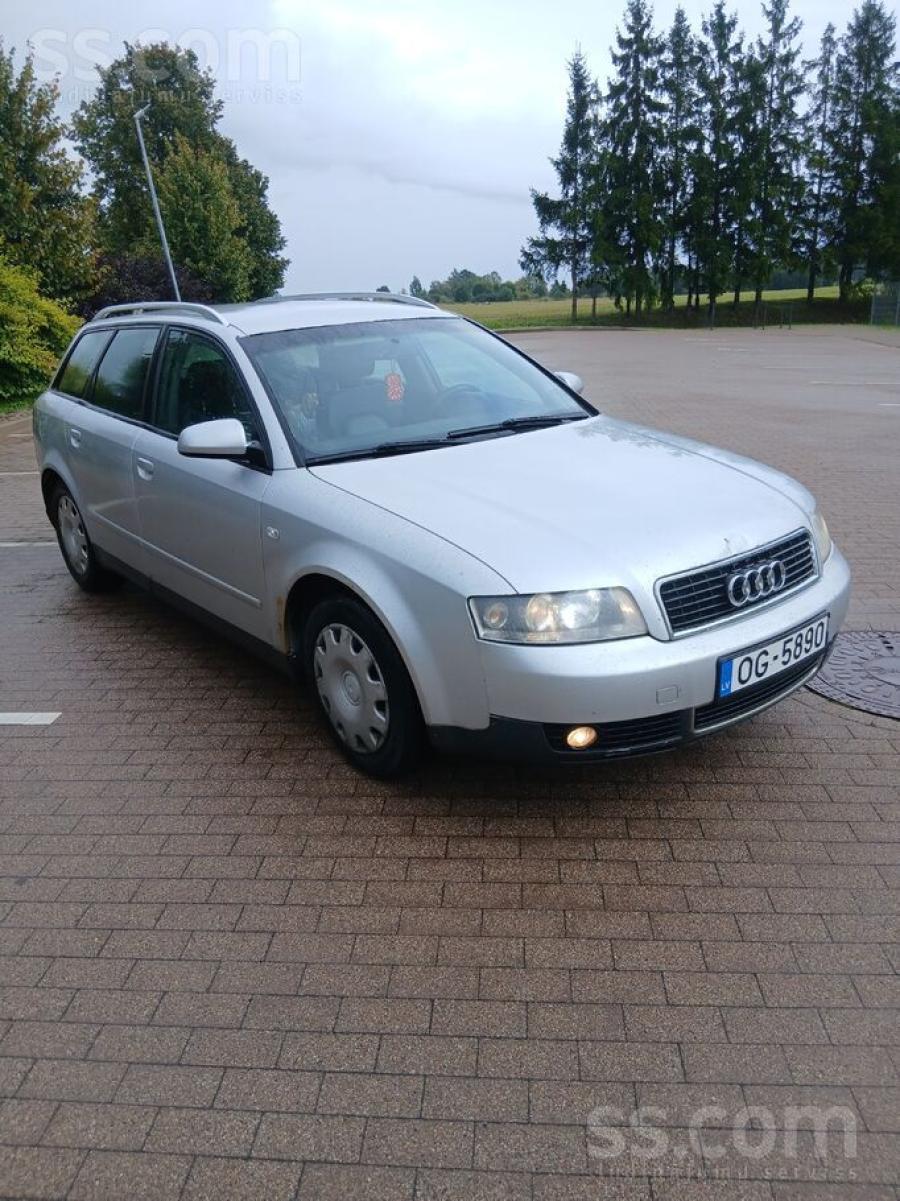 Pelēks Audi A4 2002 Liepāja, ar dzinēja tilpumu 1.90 L un nobraukumu 493 tūkst. km par 1100 €, foto 3 vietnē AUTOMOTO.COM.LV