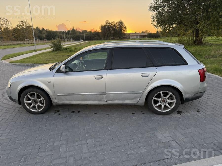 Pelēks Audi A4 2002 Kuldīga, ar dzinēja tilpumu 1.90 L un nobraukumu 480 tūkst. km par 1300 €, foto 1 vietnē AUTOMOTO.COM.LV