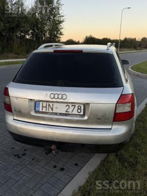 Pelēks Audi A4 2002 Kuldīga, ar dzinēja tilpumu 1.90 L un nobraukumu 480 tūkst. km par 1300 €, foto 4 vietnē AUTOMOTO.COM.LV