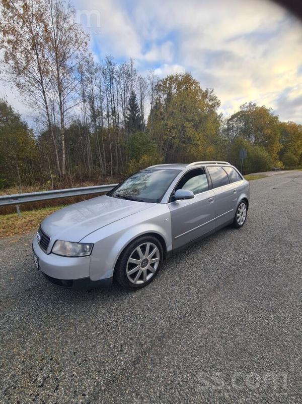 Pelēks Audi A4 2002 Alūksne, ar dzinēja tilpumu 1.90 L un nobraukumu 389 tūkst. km par 750 €, foto 1 vietnē AUTOMOTO.COM.LV