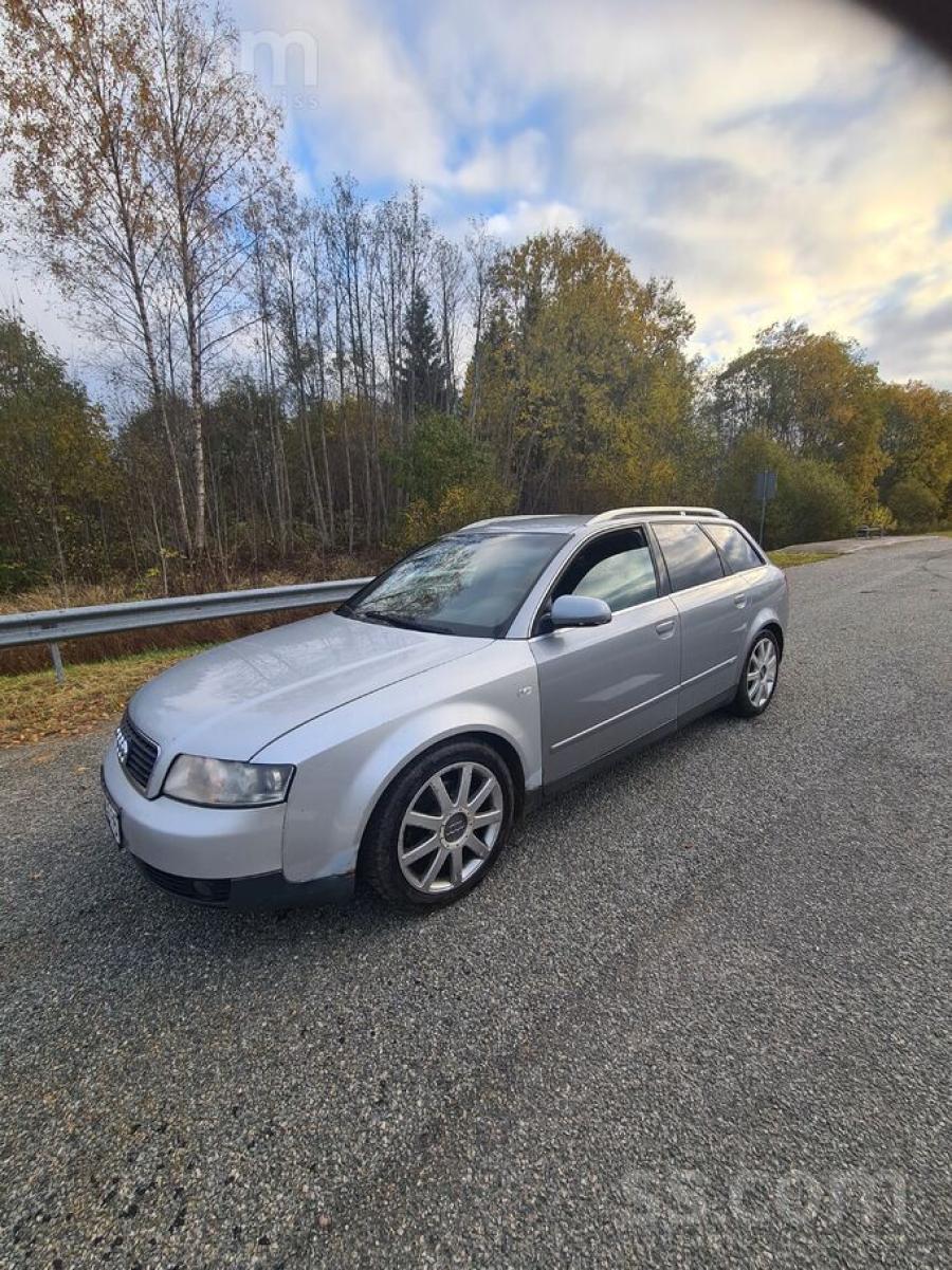 Pelēks Audi A4 2002 Alūksne, ar dzinēja tilpumu 1.90 L un nobraukumu 389 tūkst. km par 750 €, foto 1 vietnē AUTOMOTO.COM.LV