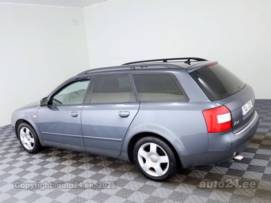 Grey Audi A4 2003 in Tallinn, with an engine capacity of 2.00 L and mileage of 369 thousand km for 1099 €, photo 4 on AUTOMOTO.COM.LV