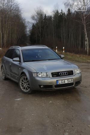 Pelēks Audi A4 2003 Panevēža, ar dzinēja tilpumu 1.90 L un nobraukumu 375 tūkst. km par 2250 €, foto  vietnē AUTOMOTO.COM.LV