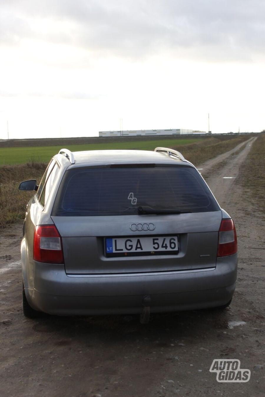 Grey Audi A4 2003 in Panevezys, with an engine capacity of 1.90 L and mileage of 375 thousand km for 2250 €, photo 4 on AUTOMOTO.COM.LV