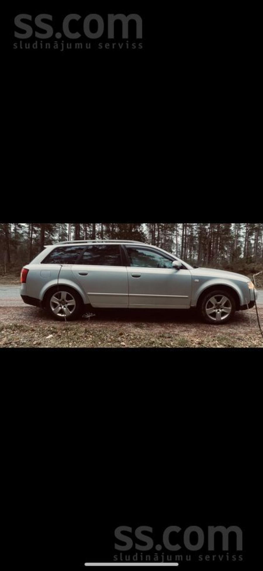 Grey Audi A4 2003 in Tukums, with an engine capacity of 1.90 L and mileage of 451 thousand km for 500 €, photo 2 on AUTOMOTO.COM.LV