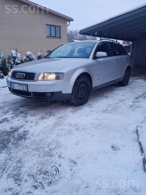 Grey Audi A4 2003 in Cesis, with an engine capacity of 1.90 L and mileage of 393 thousand km for 1550 €, photo  on AUTOMOTO.COM.LV