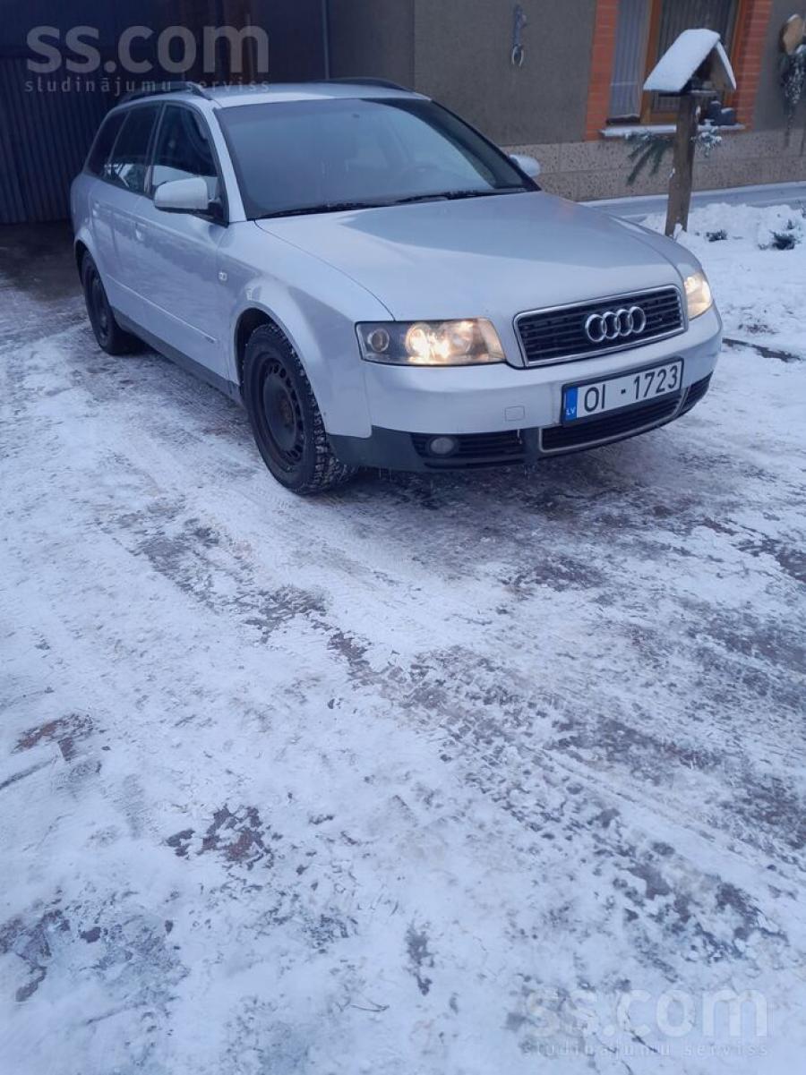 Grey Audi A4 2003 in Cesis, with an engine capacity of 1.90 L and mileage of 393 thousand km for 1550 €, photo 2 on AUTOMOTO.COM.LV
