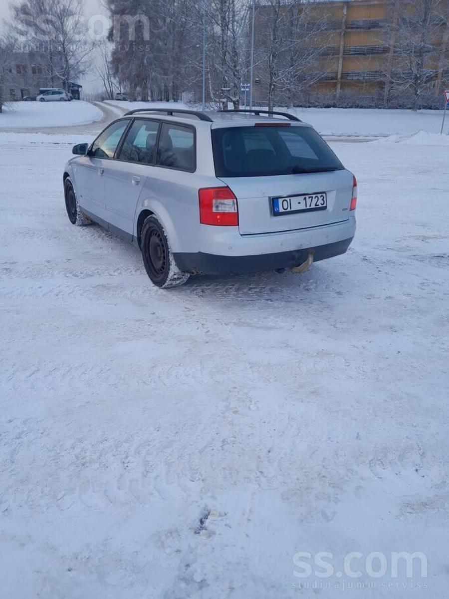 Grey Audi A4 2003 in Cesis, with an engine capacity of 1.90 L and mileage of 393 thousand km for 1550 €, photo 3 on AUTOMOTO.COM.LV