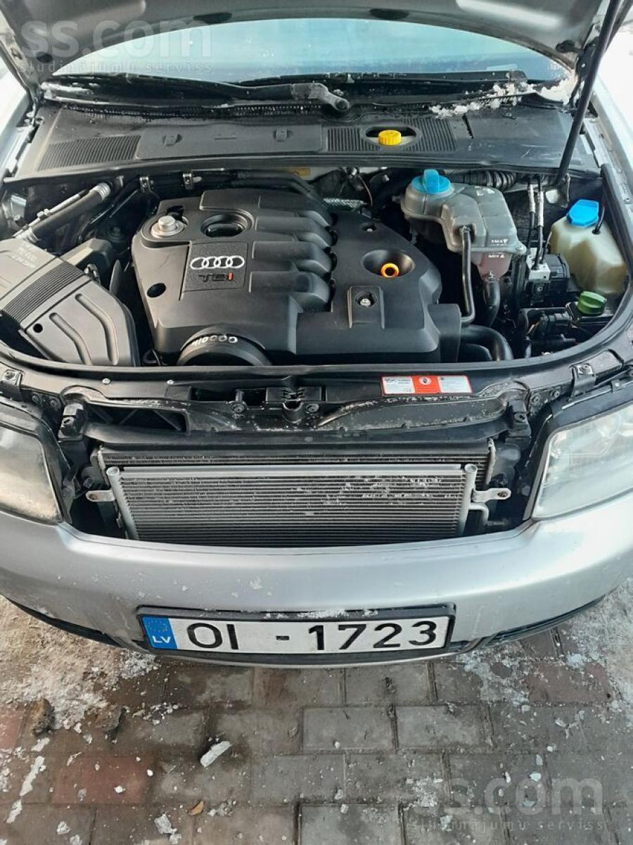 Grey Audi A4 2003 in Cesis, with an engine capacity of 1.90 L and mileage of 393 thousand km for 1550 €, photo 14 on AUTOMOTO.COM.LV