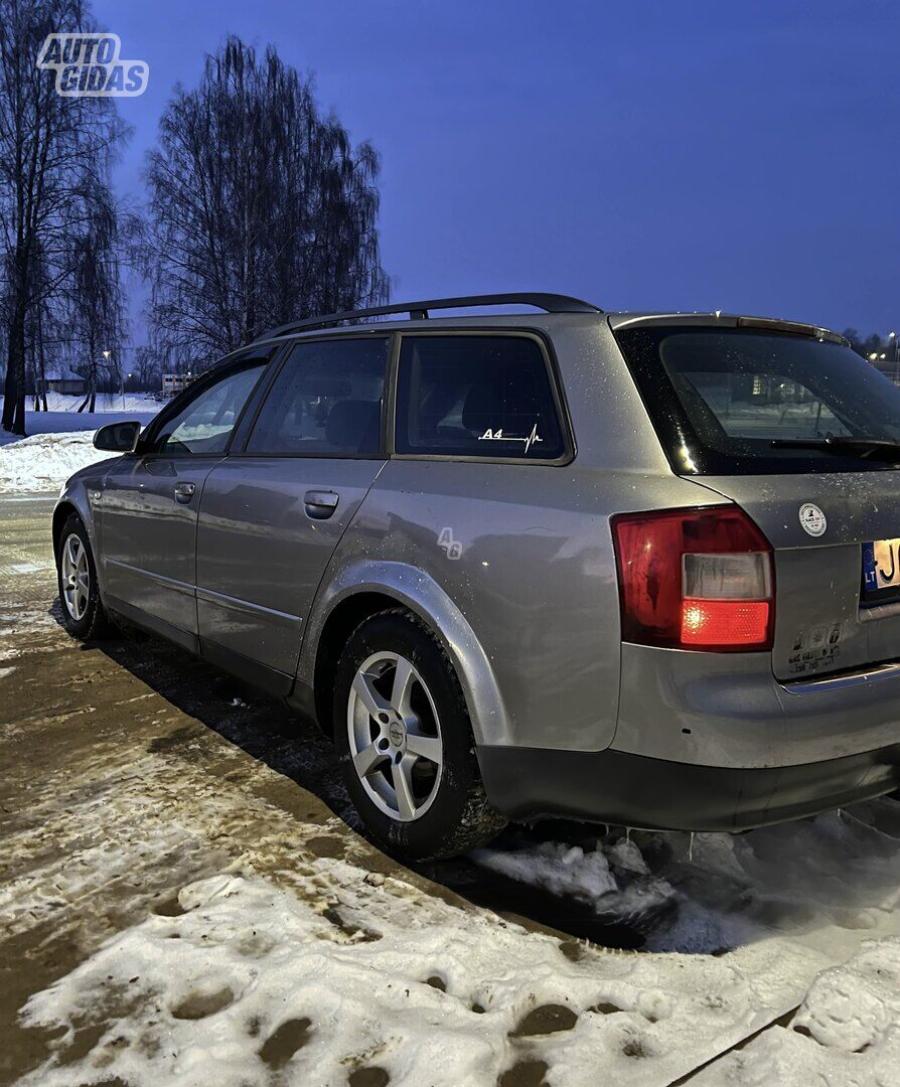 Grey Audi A4 2003 in Vilnius, with an engine capacity of 1.90 L and mileage of 620 thousand km for 950 €, photo 4 on AUTOMOTO.COM.LV