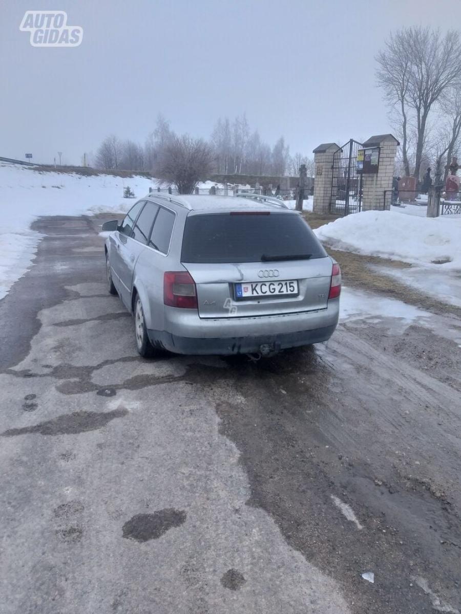 Pelēks Audi A4 2003 Viļņa, ar dzinēja tilpumu 1.90 L un nobraukumu 325 tūkst. km par 620 €, foto 1 vietnē AUTOMOTO.COM.LV