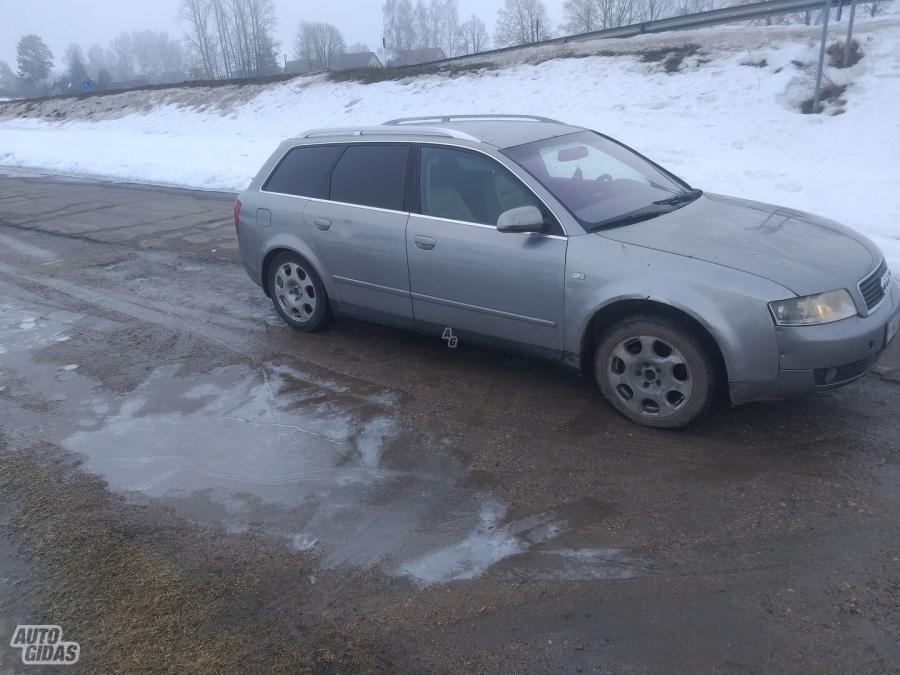 Pelēks Audi A4 2003 Viļņa, ar dzinēja tilpumu 1.90 L un nobraukumu 325 tūkst. km par 620 €, foto 3 vietnē AUTOMOTO.COM.LV