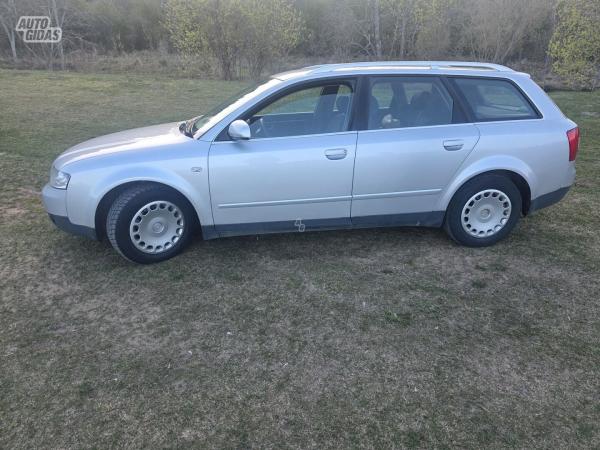Grey Audi A4 2003 in Ariogala, with an engine capacity of 1.90 L and mileage of 377 thousand km for 1699 €, photo 3 on AUTOMOTO.COM.LV