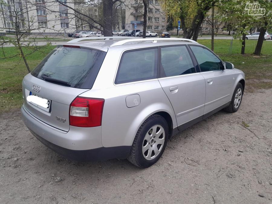 Grey Audi A4 2003 in Marijampole, with an engine capacity of 1.90 L and mileage of 420 thousand km for 1450 €, photo 6 on AUTOMOTO.COM.LV