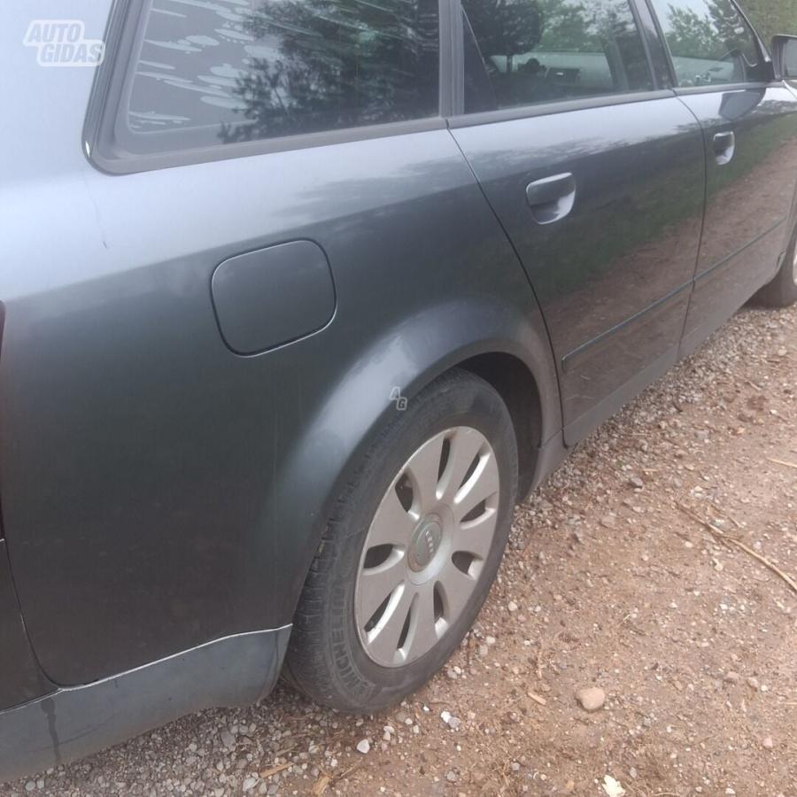 Grey Audi A4 2003 in Alytus, with an engine capacity of 1.90 L and mileage of 386 thousand km for 1900 €, photo 3 on AUTOMOTO.COM.LV