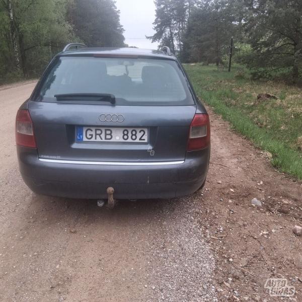 Grey Audi A4 2003 in Alytus, with an engine capacity of 1.90 L and mileage of 386 thousand km for 1900 €, photo 6 on AUTOMOTO.COM.LV