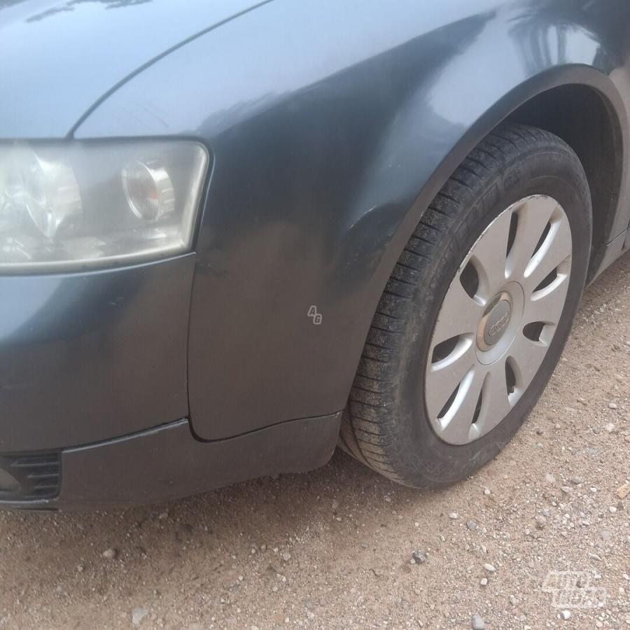 Grey Audi A4 2003 in Alytus, with an engine capacity of 1.90 L and mileage of 386 thousand km for 1900 €, photo 9 on AUTOMOTO.COM.LV