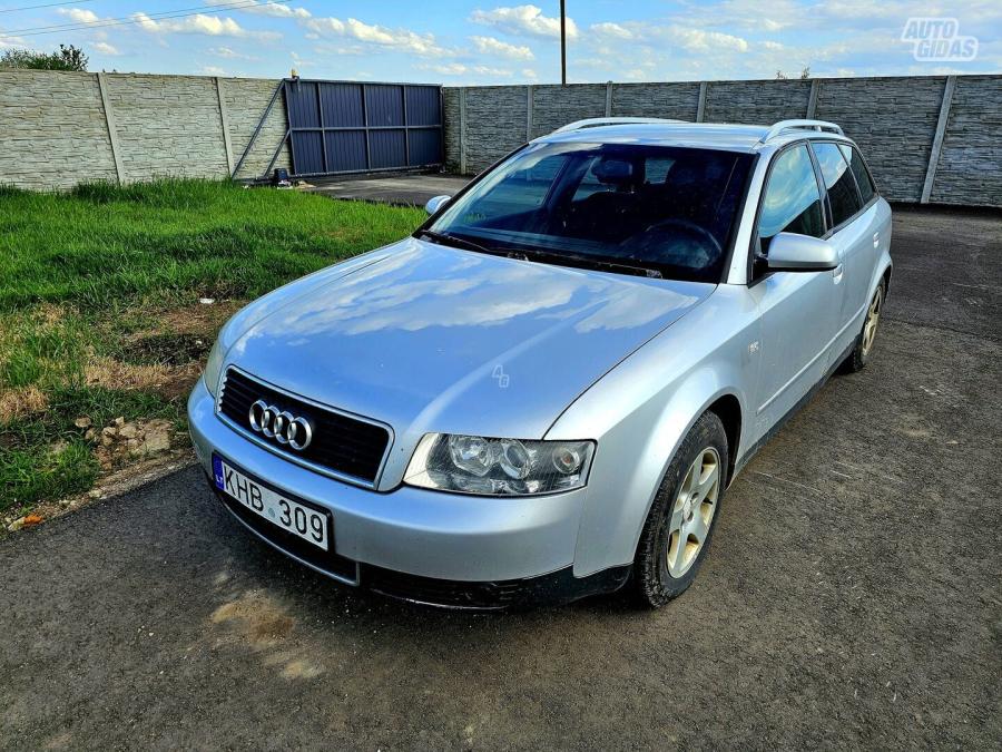 Pelēks Audi A4 2003 Kauņa, ar dzinēja tilpumu 1.90 L un nobraukumu 540 tūkst. km par 900 €, foto 1 vietnē AUTOMOTO.COM.LV