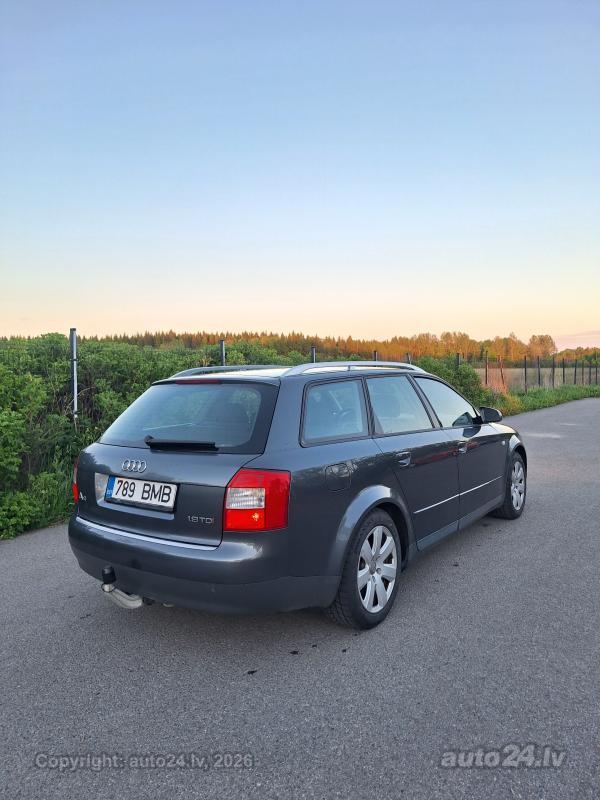 Grey Audi A4 2003 in Tallinn, with an engine capacity of 1.90 L and mileage of 349 thousand km for 1999 €, photo 3 on AUTOMOTO.COM.LV